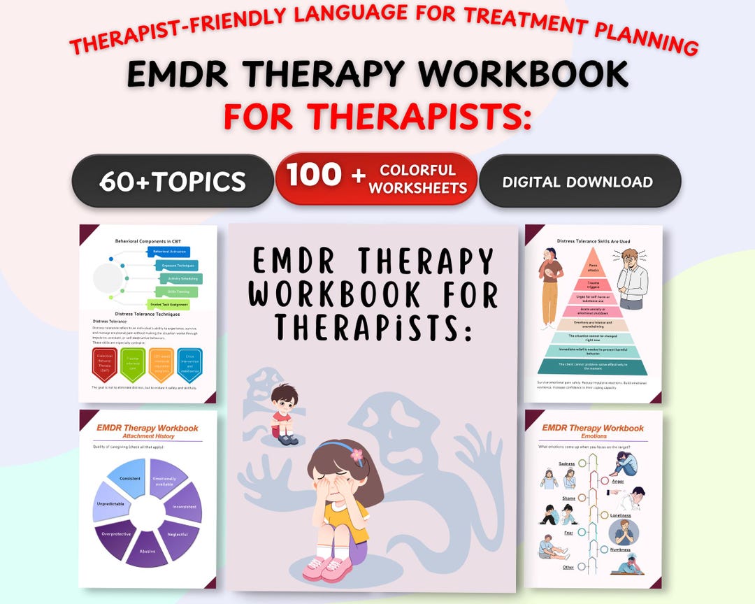 EMDR Therapy Workbook for Therapists | Trauma Treatment Planning ...