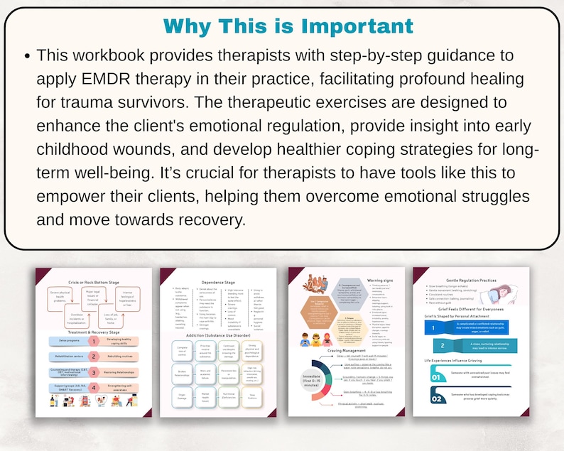 EMDR Therapy Workbook for Therapists: Treatment Plan, Worksheets ...