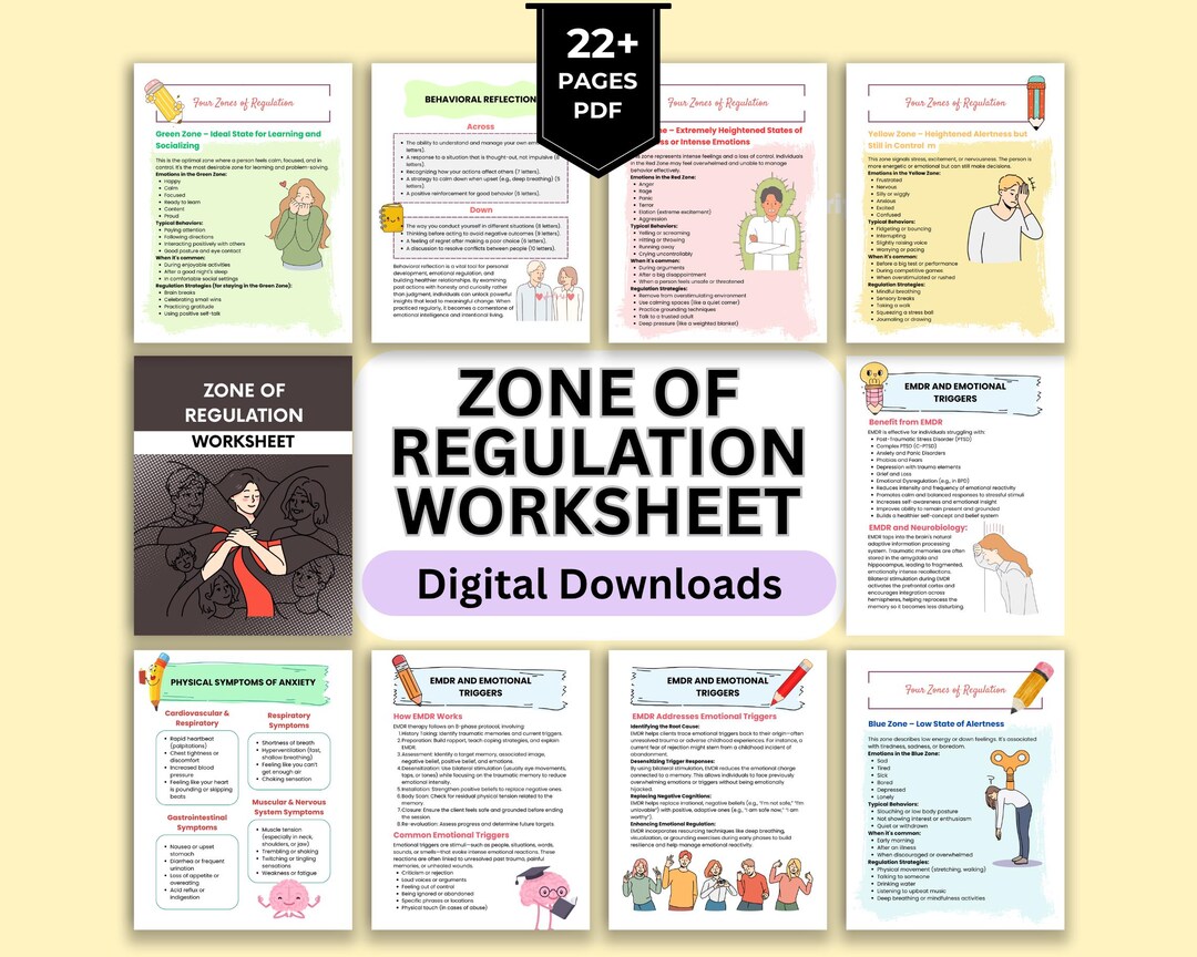 Emotional Regulation, Zones of Regulation & Behavioral Reflection ...