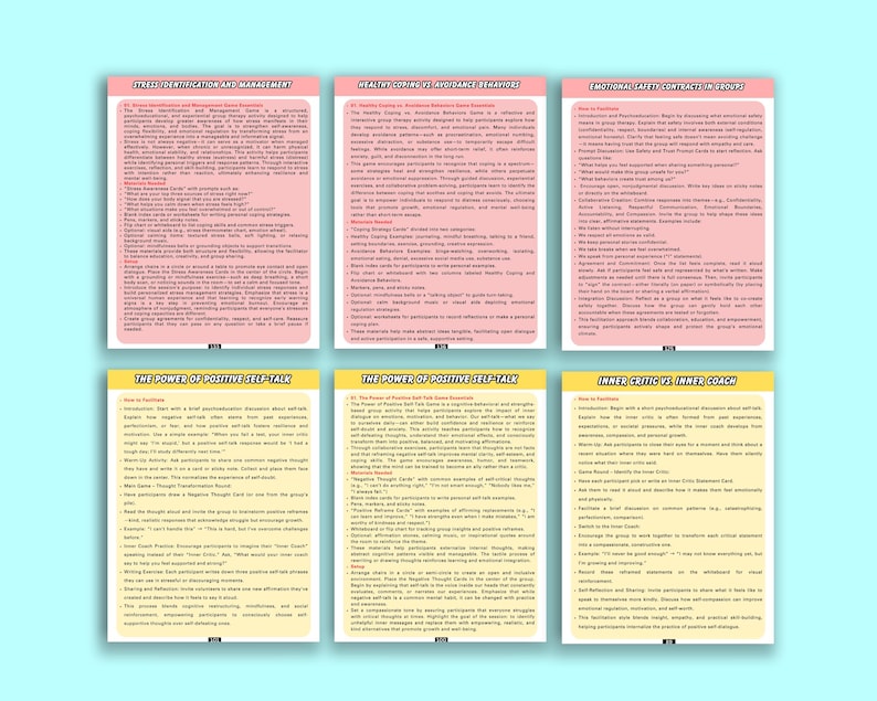 Substance Abuse Recovery Games | Group Therapy Activities (PDF) - Etsy