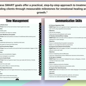 SMART Goals & Objectives for Therapy Sessions — Treatment Planning ...