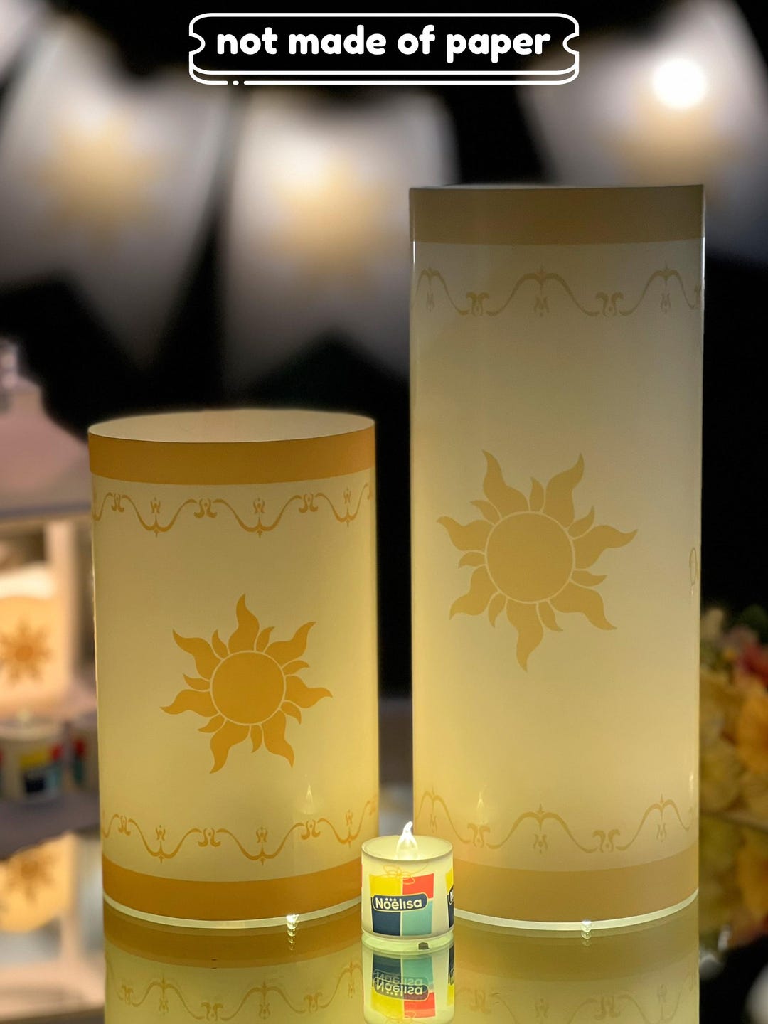 Luminary Tangled Table Light, Wedding Luminary, Rapunzel Lantern Lights ...