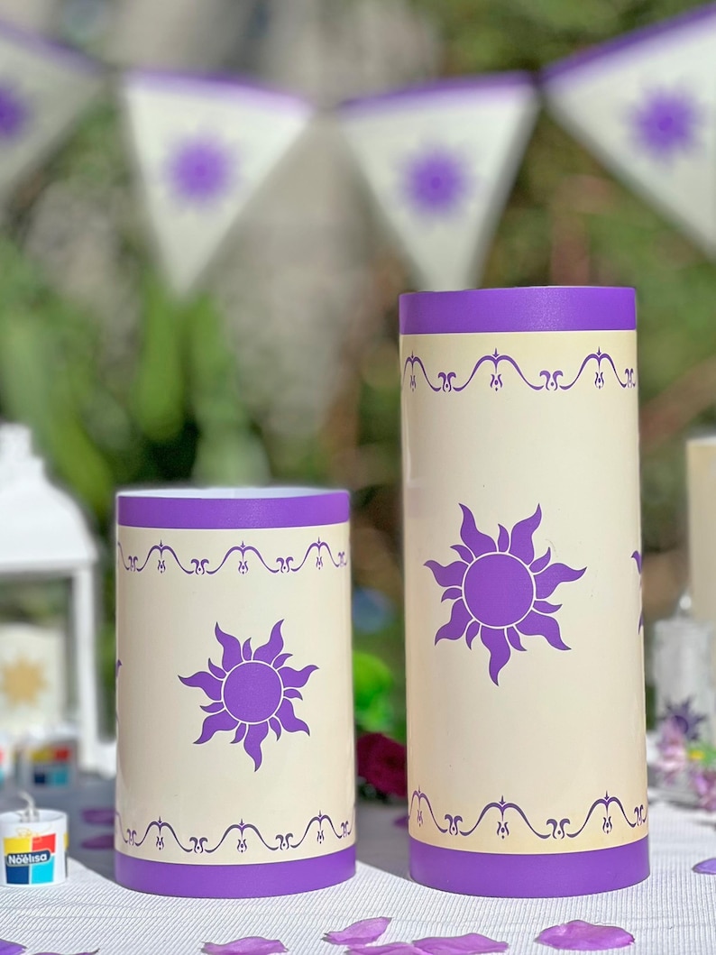 Tangled Lantern Centerpiece, Set of 6 Rapunzel Lights, Wedding ...