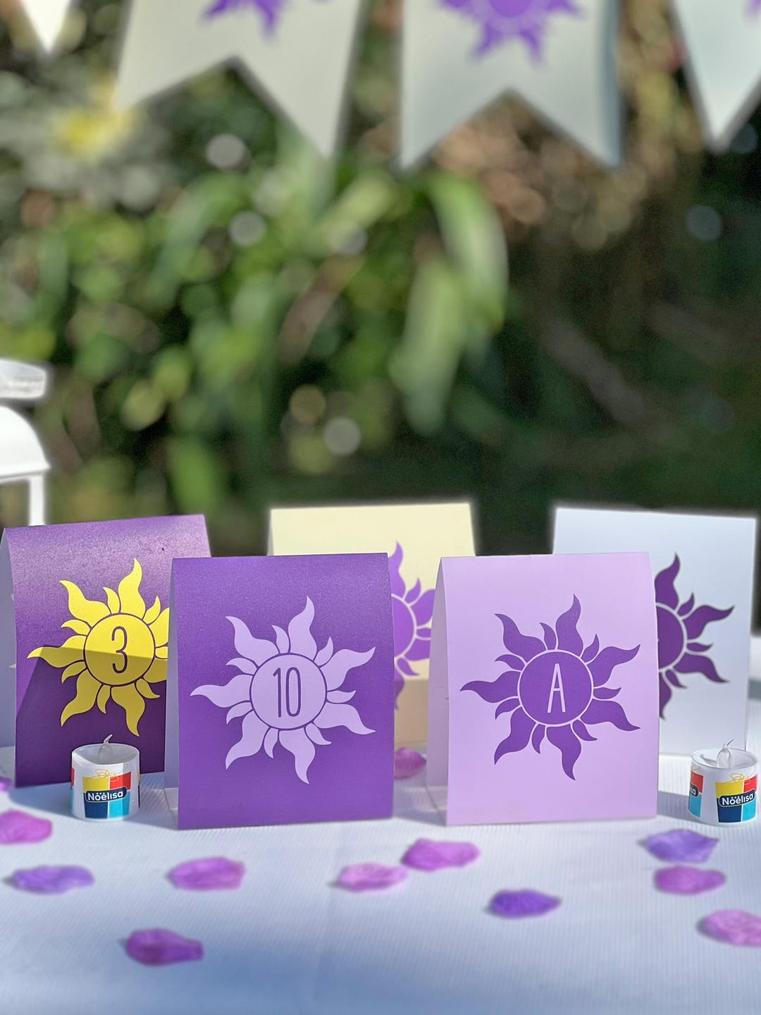 Tangled Table Number: Rapunzel Wedding Decor, Fairytale Lantern, Table ...