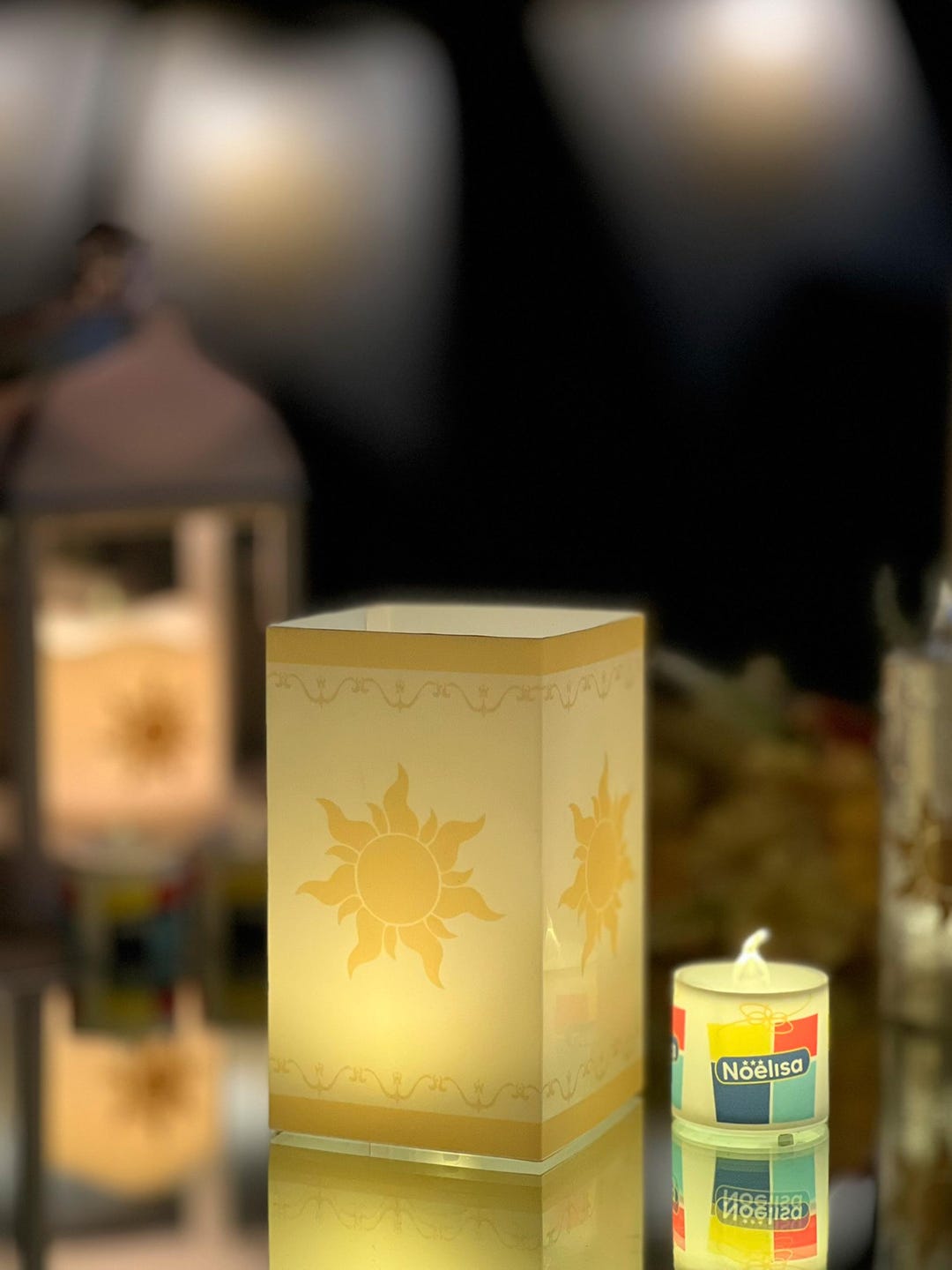 Tangled Lantern Luminaries, Rectangular Lighted Souvenir Set for ...