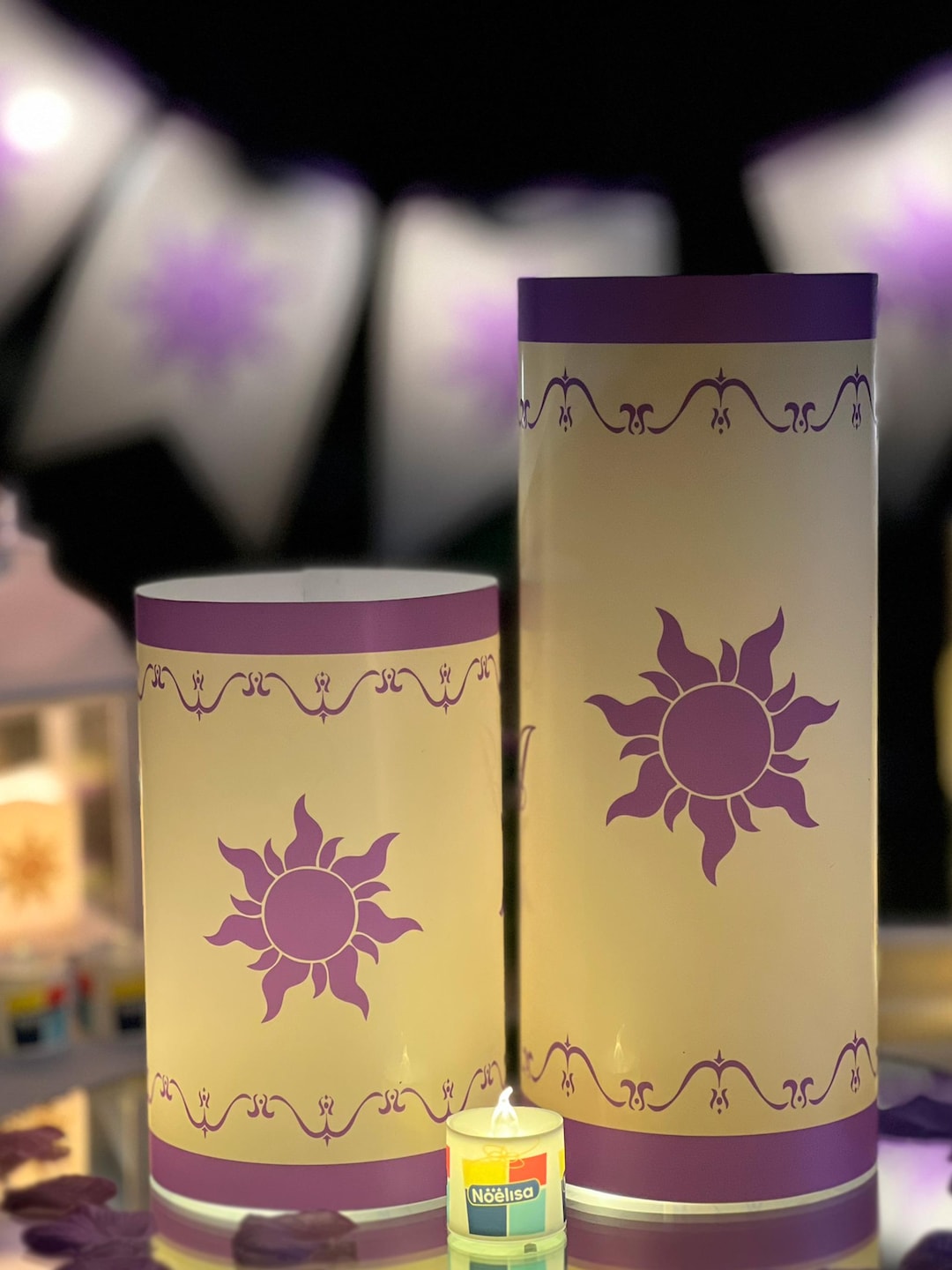 Tangled Lantern Centerpiece, Rapunzel Lantern Lights, Wedding Luminaria ...