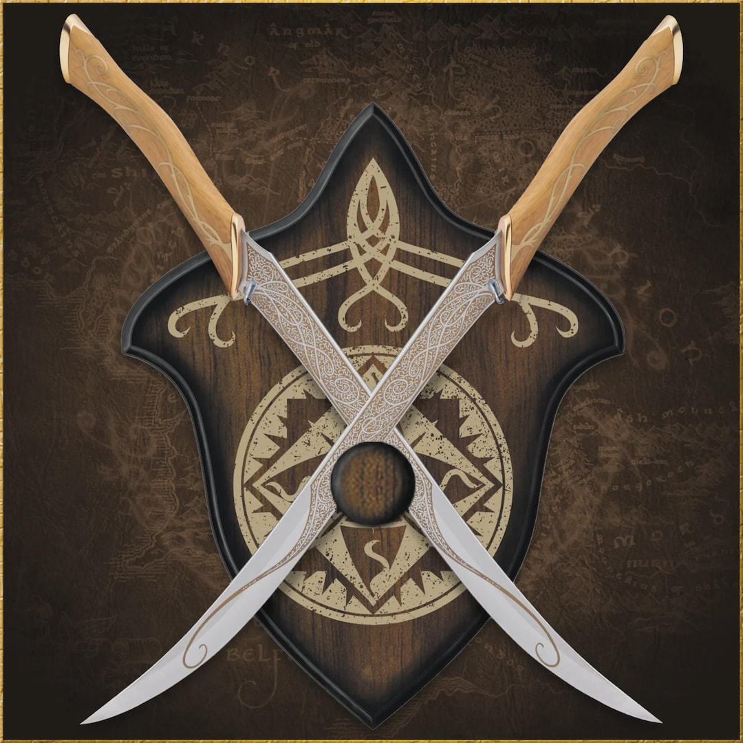 Lord of the Rings Legolas Knives – Handmade Elven Fighting Blades ...