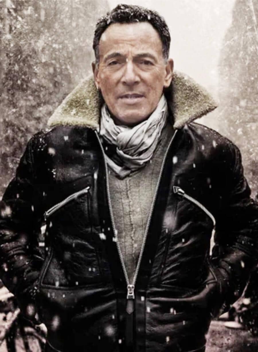 Bruce Springsteen Letter to You Black B3 Bomber Shearling Jacket - Etsy