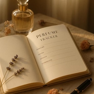 Perfume Tracker: Printable Fragrance Journal, Scent Wishlist (PDF ...