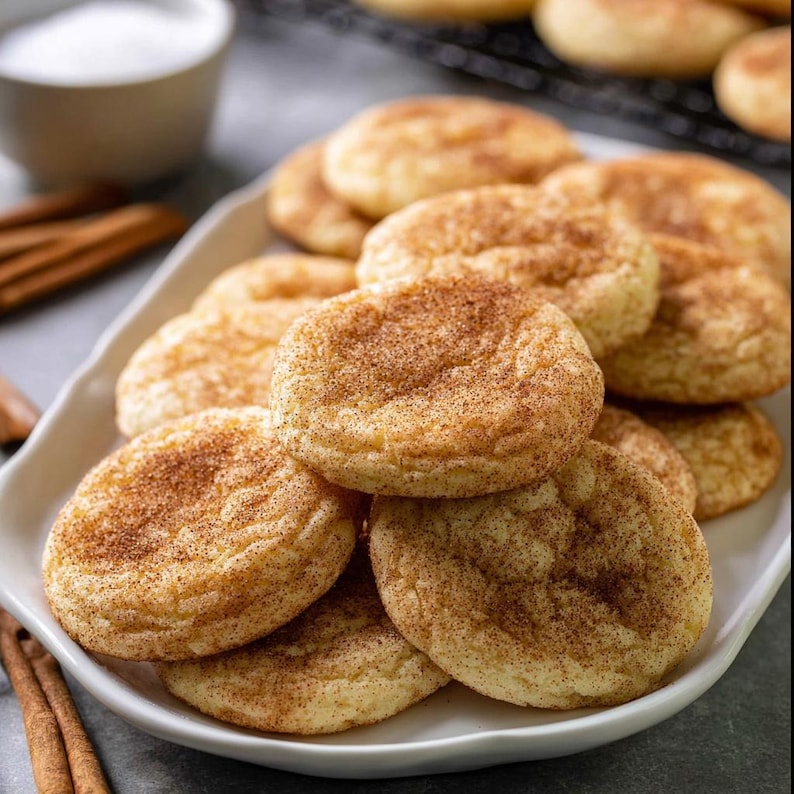 BEST RECIPE for Snickerdoodle Cookie | Soft Cinnamon-sugar Crackle Cookies | Instant Digital ...