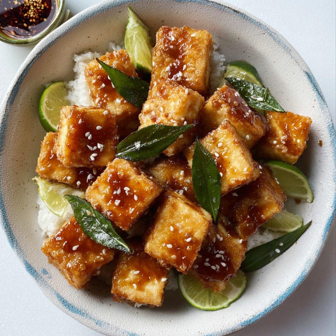 Soy Citrus Tofu Recipe | Zesty Vegan Dinner (instant Digital Download ...