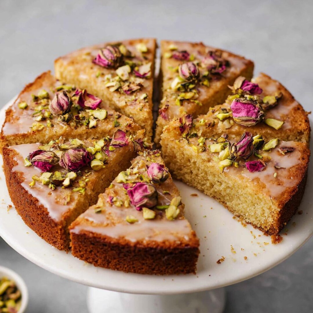Persian Love Cake Recipe | Rose Water & Almond Flour (digital Download ...