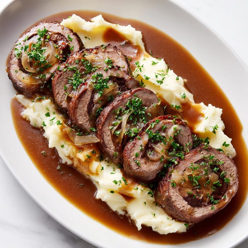 German Beef Rouladen Recipe | Braised Beef Rolls PDF (instant Download ...