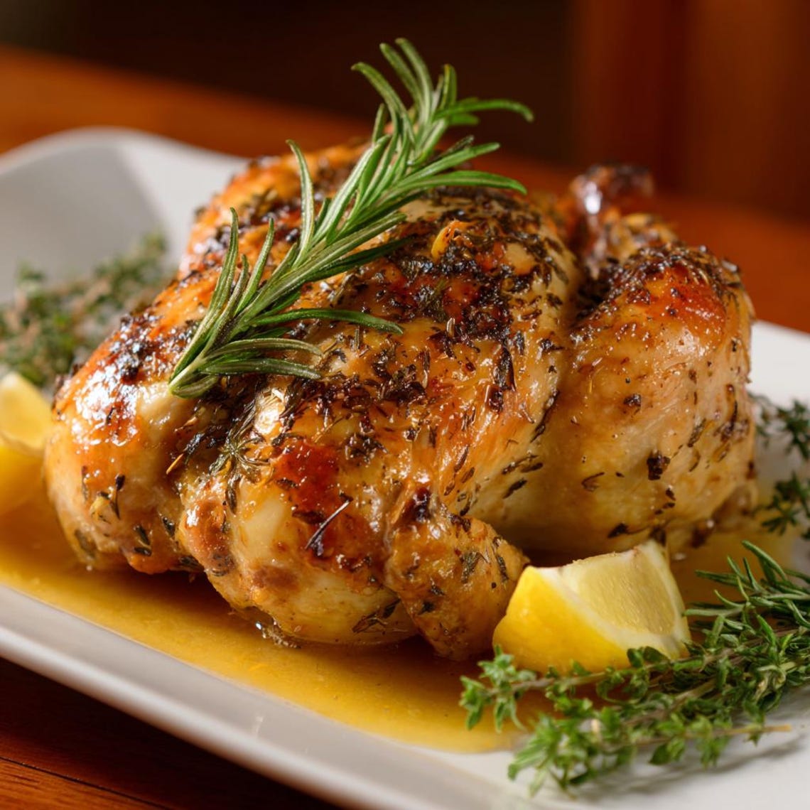 Herb-roasted Cornish Hen Recipe | Garlic-herb Butter (digital Download ...