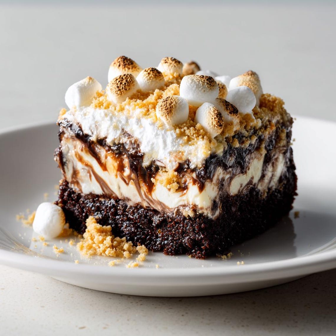 BEST RECIPE for S’mores Poke Cake | Gooey Marshmallow-chocolate ...