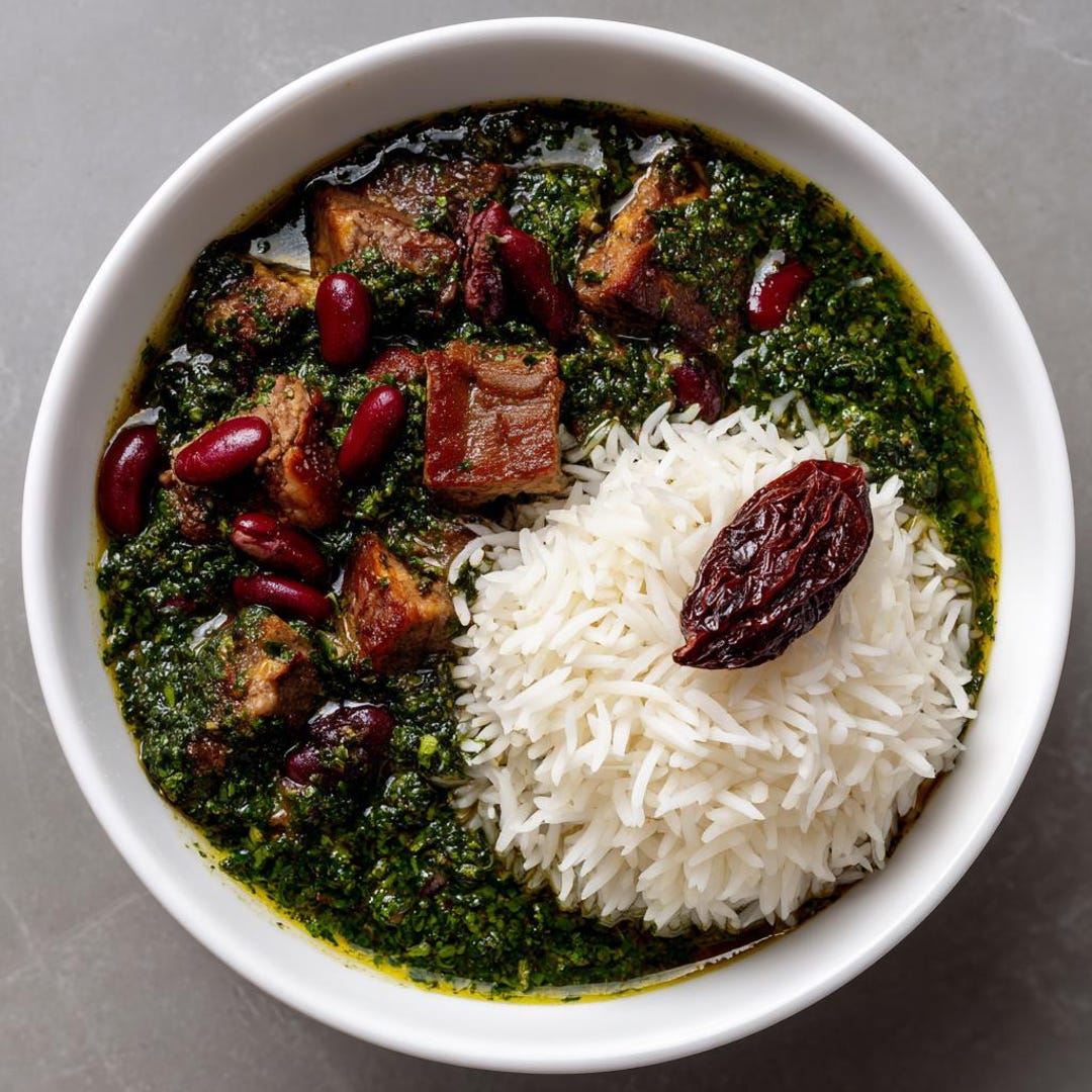 Ghormeh Sabzi Recipe | Persian Herb Stew With Lamb (digital Download ...