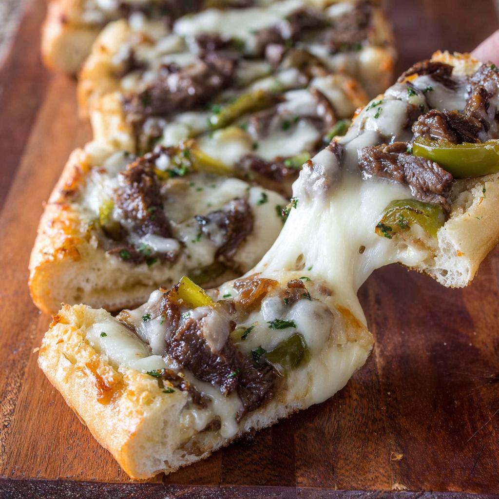 BEST RECIPE for Philly Cheesesteak Cheesy Bread | Pull‑apart Steak ...