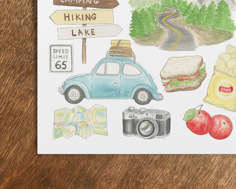 Road Trip Birthday Card, Roadtrip Birthday, Road Trip Anniversary, Road ...