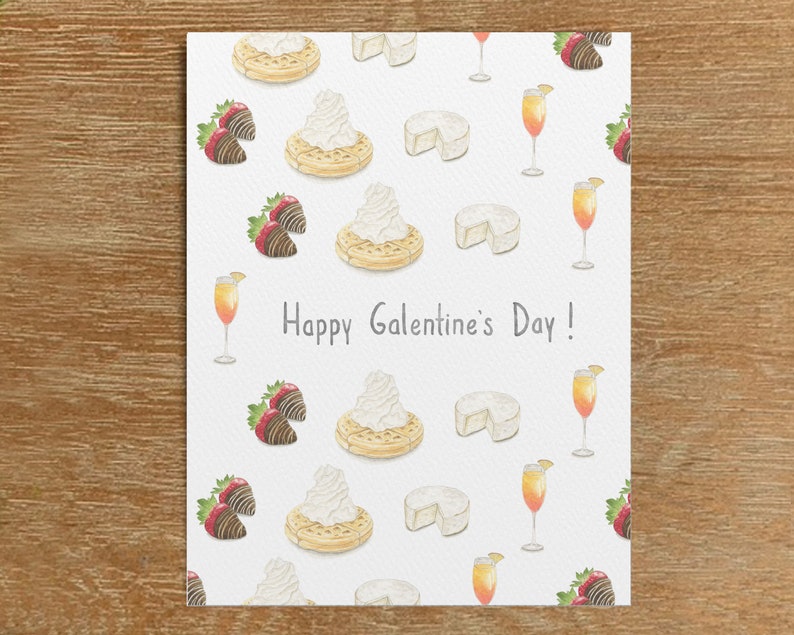 Galentine's Day Card Ladies Celebrating Ladies - Etsy