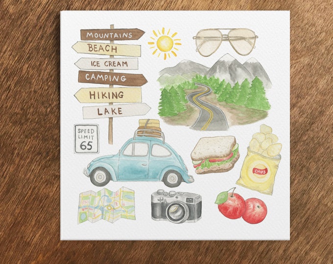 Road Trip Birthday Card, Roadtrip Birthday, Road Trip Anniversary, Road ...
