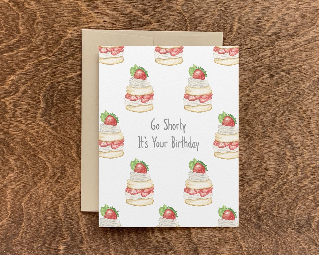 Go Shorty Shortcake Birthday Card, Strawberry Shortcake, Go Shorty ...