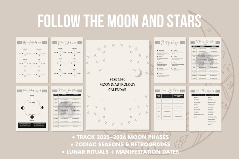Spirituality Planner Printable Bundle | Manifestation Journal | Chakra ...