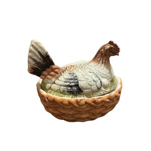 Antique Miniature Nesting Hen - Etsy