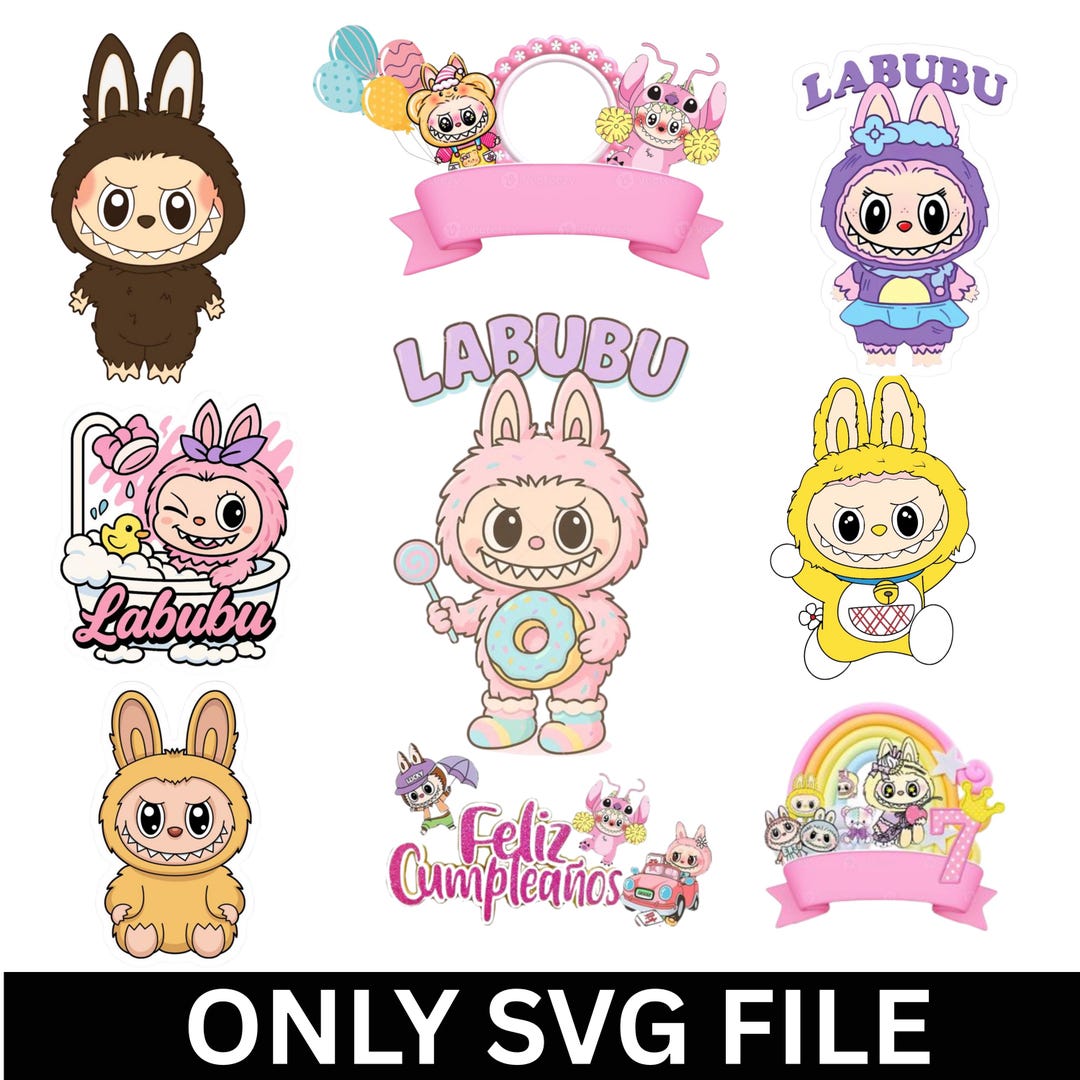 Labubu Design Png, Labubu Svg, Labubu Png, Png Labubu, Labubu, Cute ...