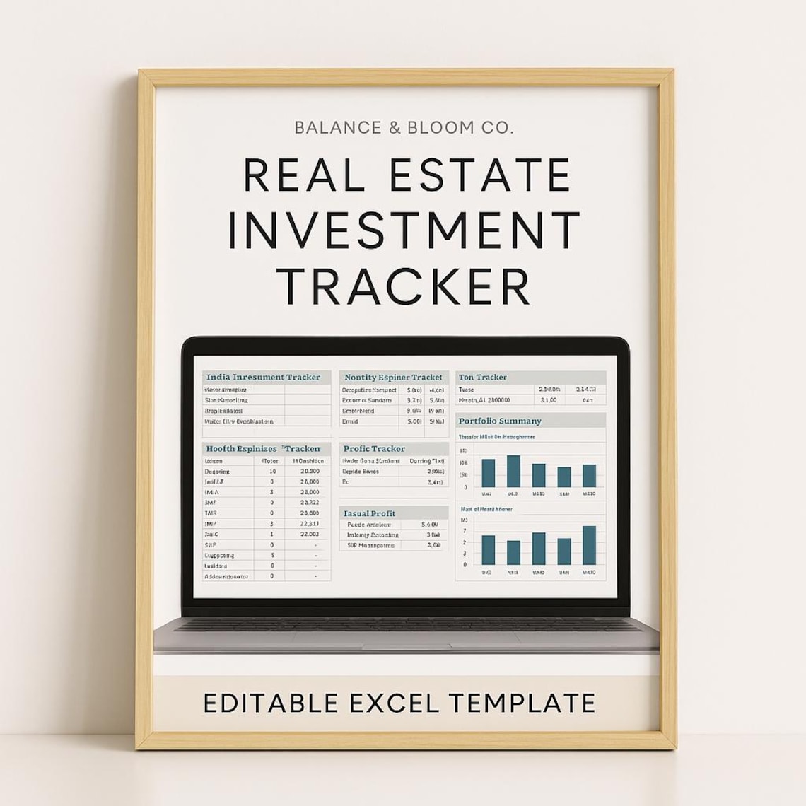 Real Estate Portfolio & Tax Tracker | Excel Spreadsheet for Rental ...