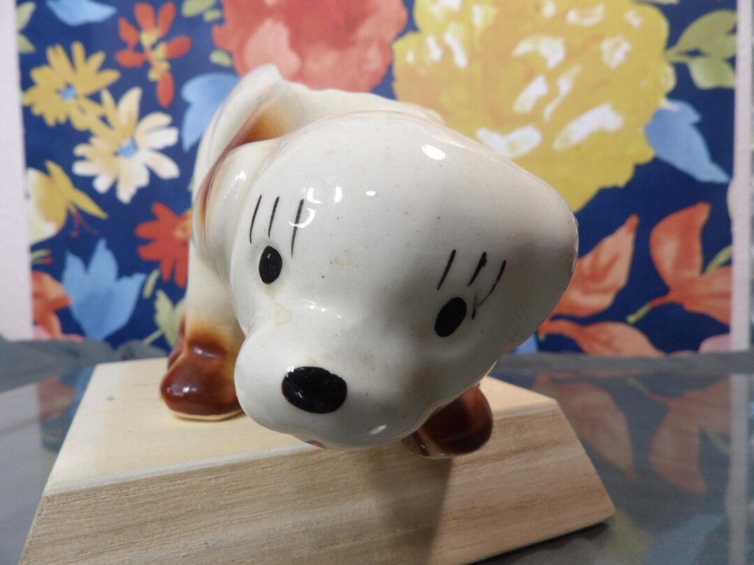 Vintage Freeman Mcfarlin Dog Puppy Planter Anthropomorphic With ...