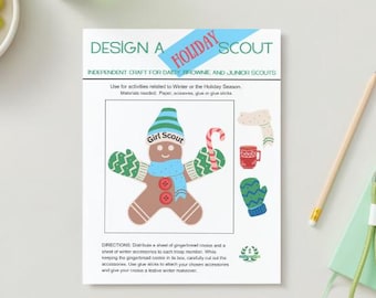 Design a Scout - Paper Doll Craft for Daisy, Brownie, and Junior Girl ...
