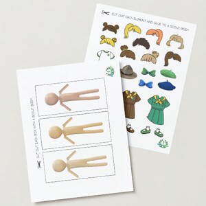 Design a Scout - Paper Doll Craft for Daisy, Brownie, and Junior Girl ...