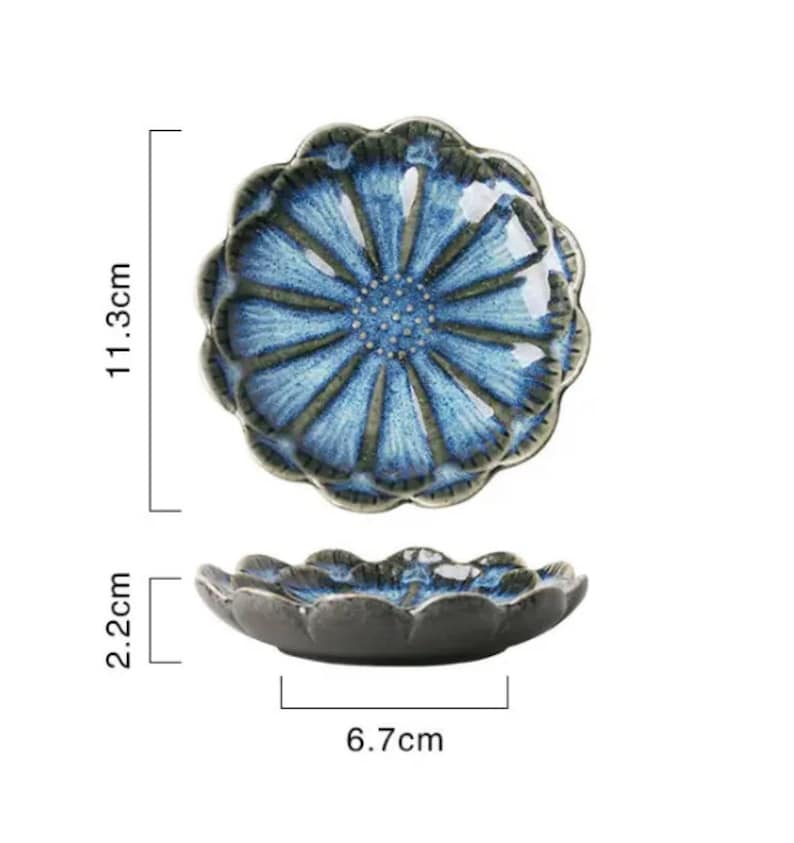 Handmade Ceramic Bird Bath, Glazed Porcelain Garden Decor, Gardening, A ...