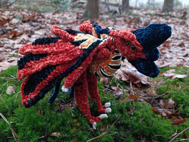 Toruk Ikran Dragon Crochet Pattern | Fantasy Banshee Amigurumi PDF - Etsy