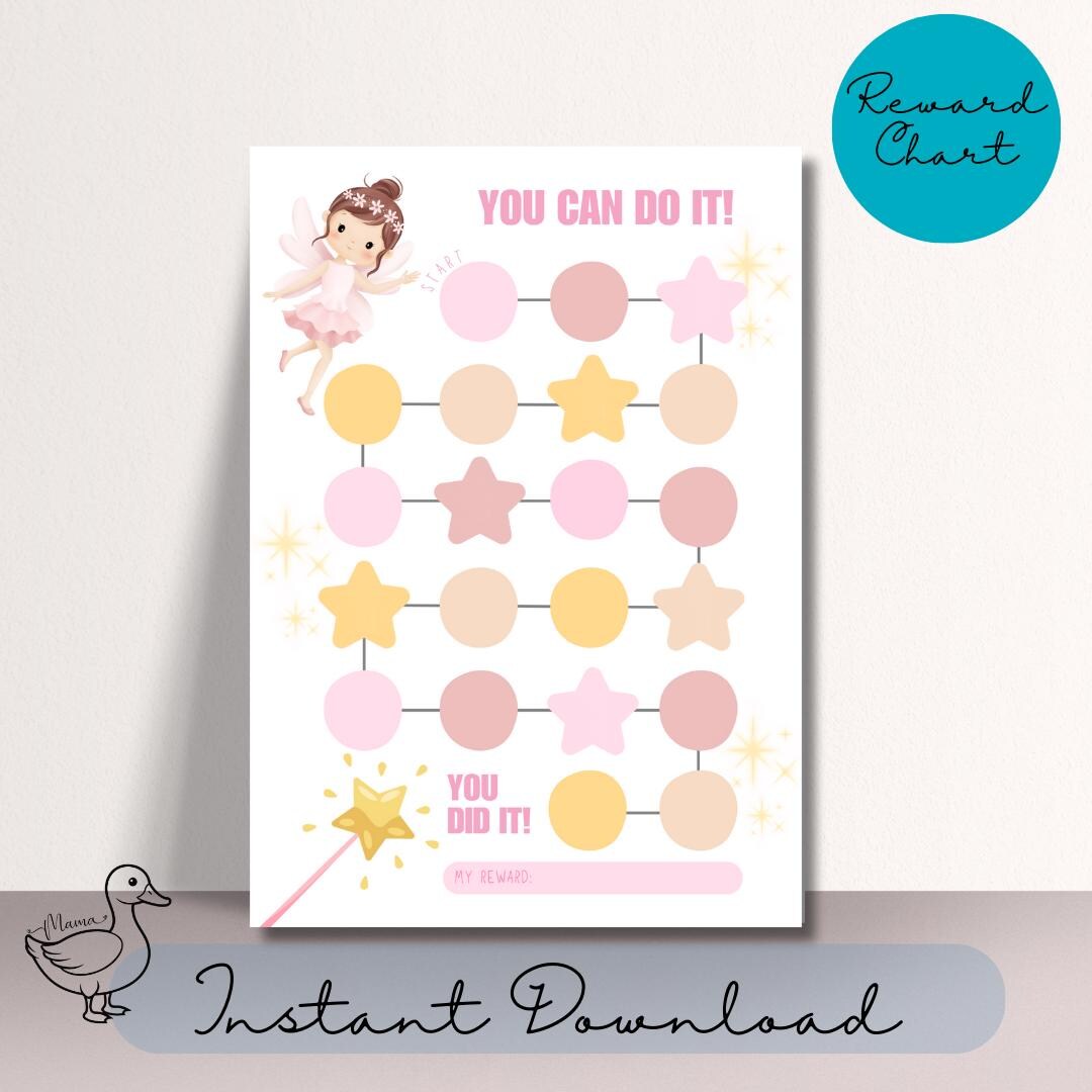 Magical Fairy Reward Chart: Instant Digital Download! - Etsy