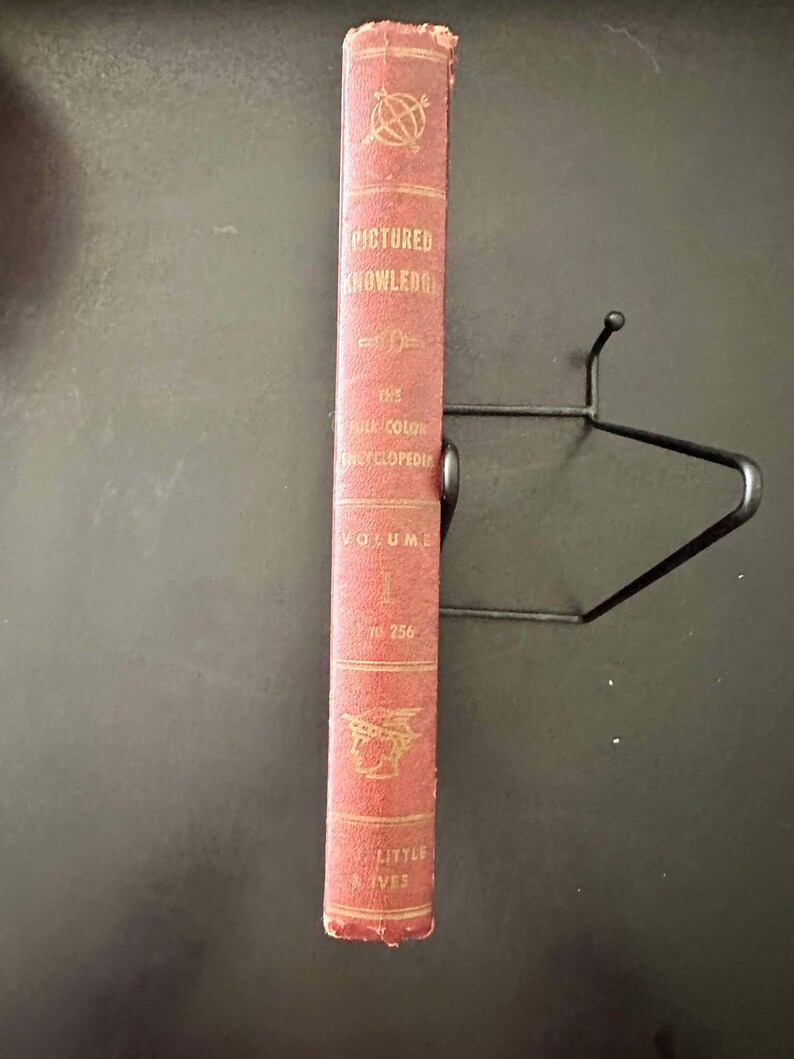 1957 Pictured Knowledge Full-color Encyclopedia Volume 1 - Etsy