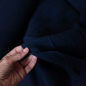Navy Wool Fabric - Etsy