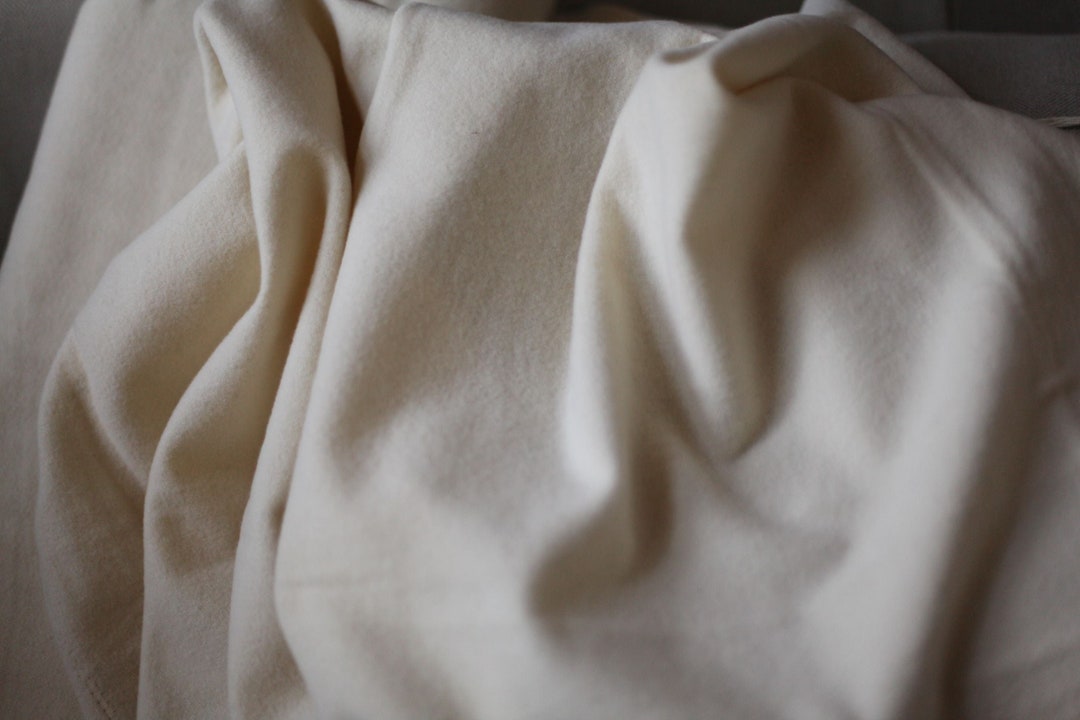 Cream Wool Fabric - Etsy