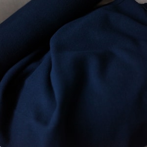 Navy Wool Fabric - Etsy