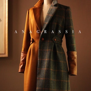 Gold Tweed Leather Jacket - Etsy