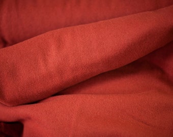 Red Wool Fabric, Red Worsted Wool Fabric, Red Wool, Wool Applique, Worsted Wool, Upcycled Wool ...
