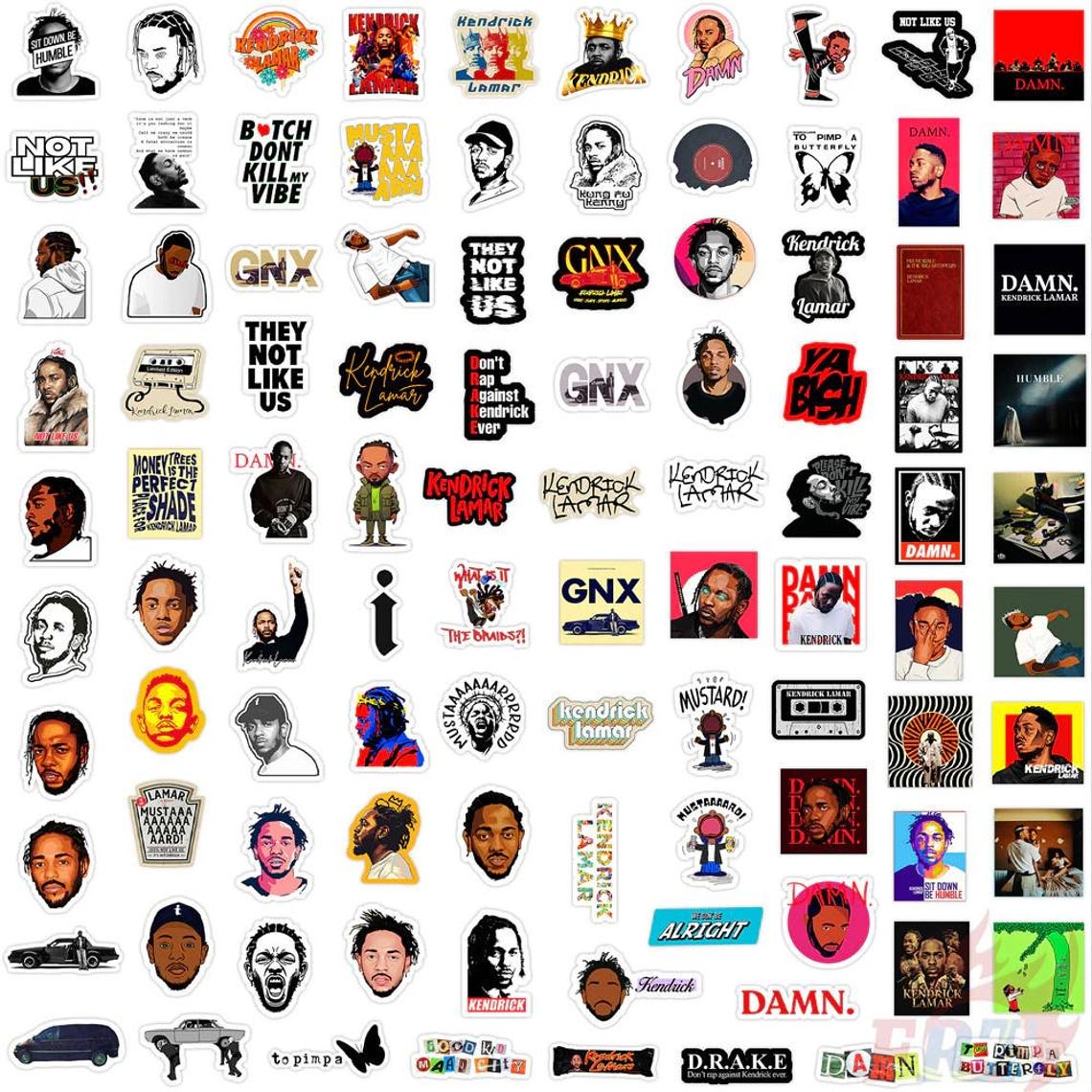 110 Assorted Singer Sticker Pack for Water Bottle | Mini Size Version ...