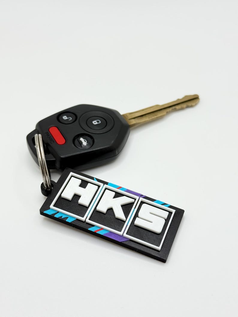 HKS Keychain | JDM Superoil Livery | Retro 90s 00s Drift Style | Turbo ...