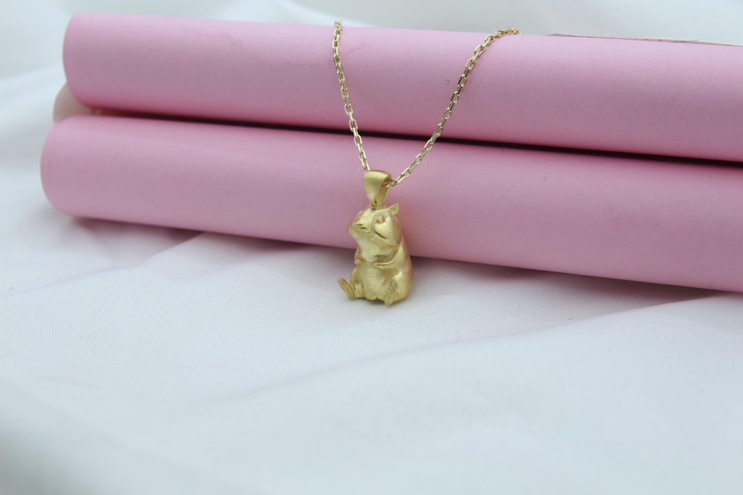 Hamster Cremation Necklace – 925 Sterling Silver Memorial Urn Pendant ...