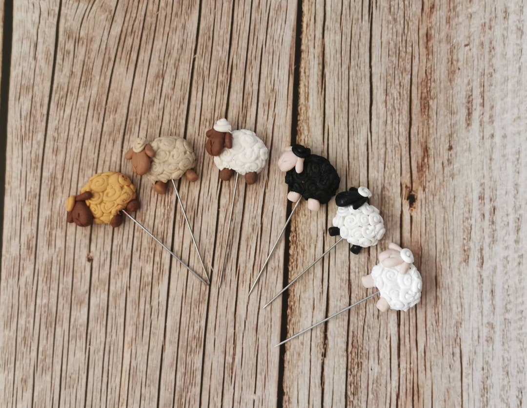 Decorative Sewing Pins Sheep. - Etsy