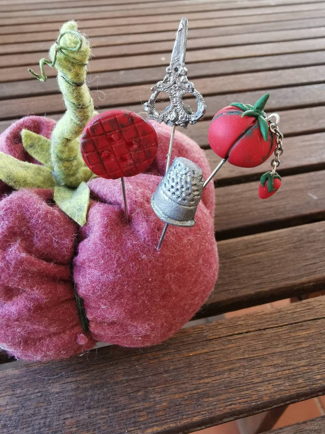 Decorative Sewing Pins tomato Sew Sew - Etsy