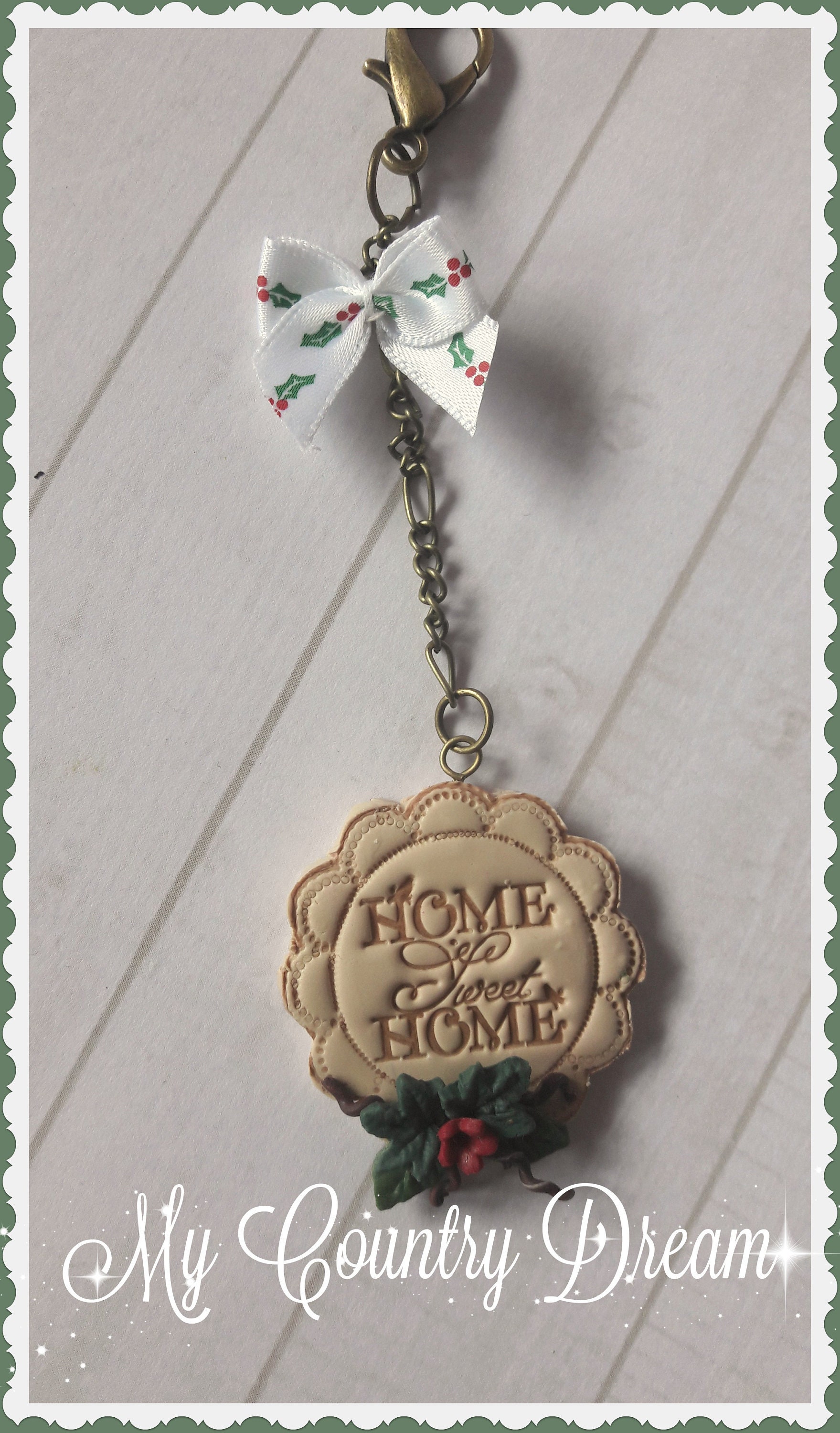 Scissor Fob Home Sweet Home | Etsy