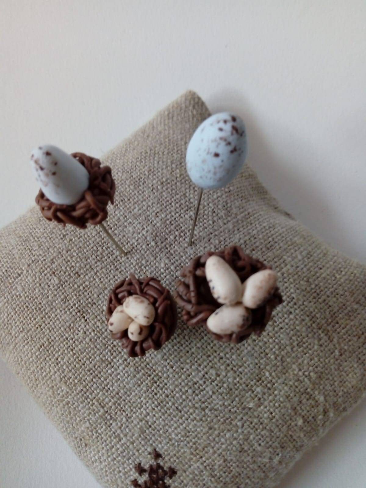 Easter Eggs Handmade Pins. - Etsy