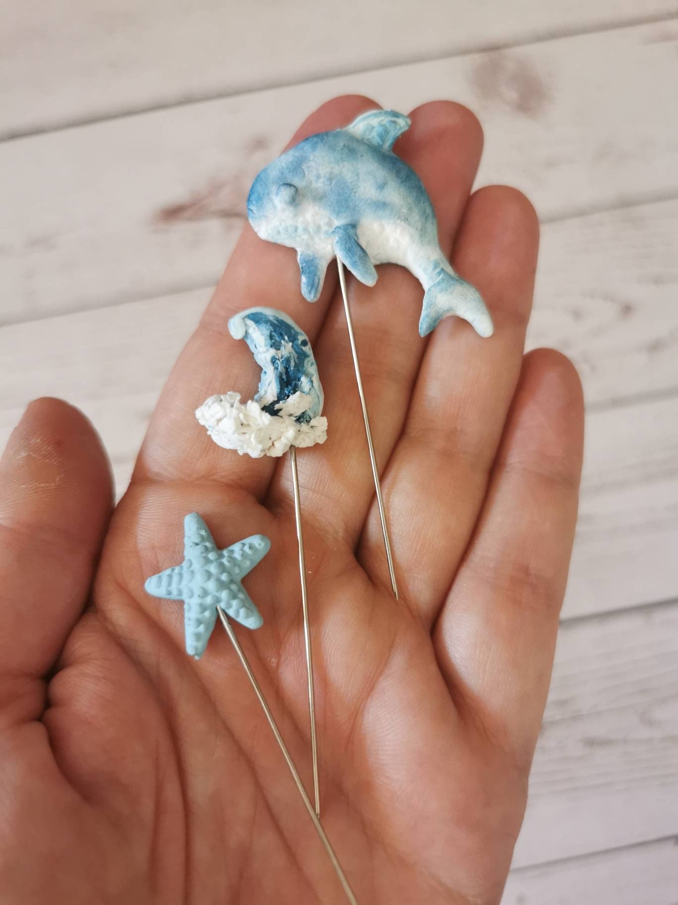 Decorative Sewing Pins blue Whale - Etsy