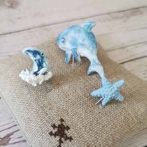 Decorative Sewing Pins blue Whale - Etsy